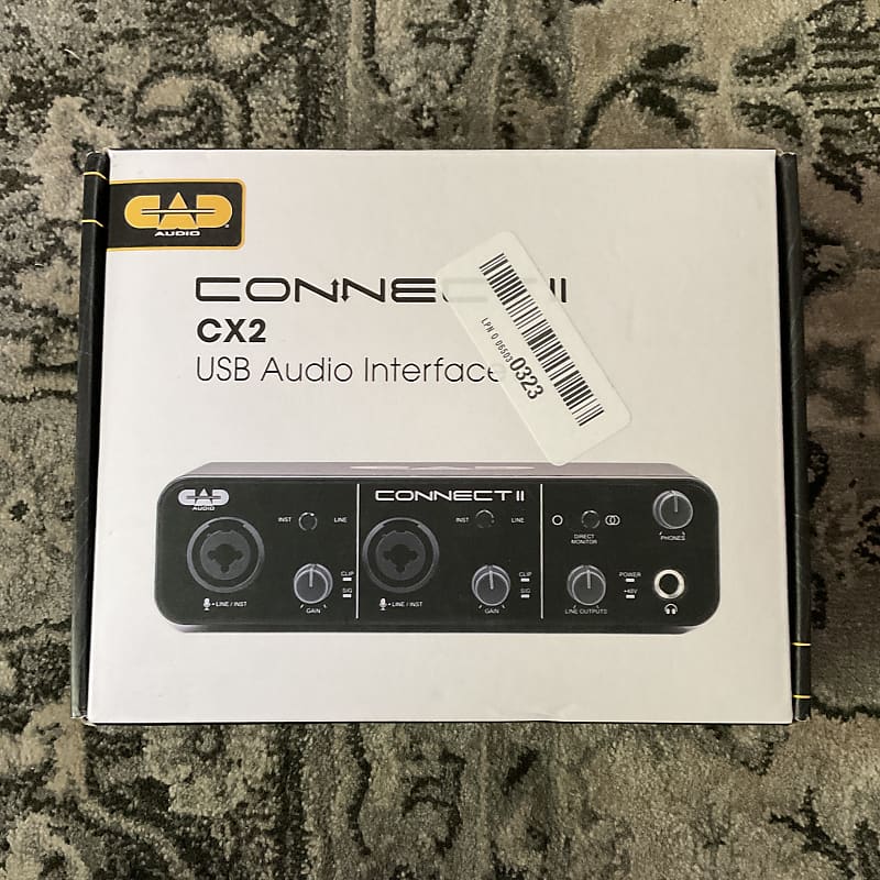 CAD Audio Connect II CX2 USB Interface, Black (AMS-CX2) | Reverb