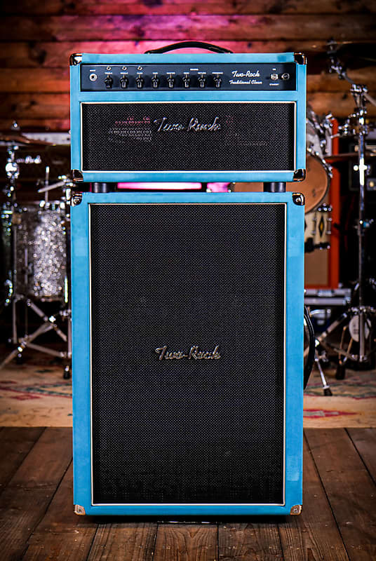 Two-Rock Traditional Clean 100w Head & 2x12 Cab - Teal | Reverb UK