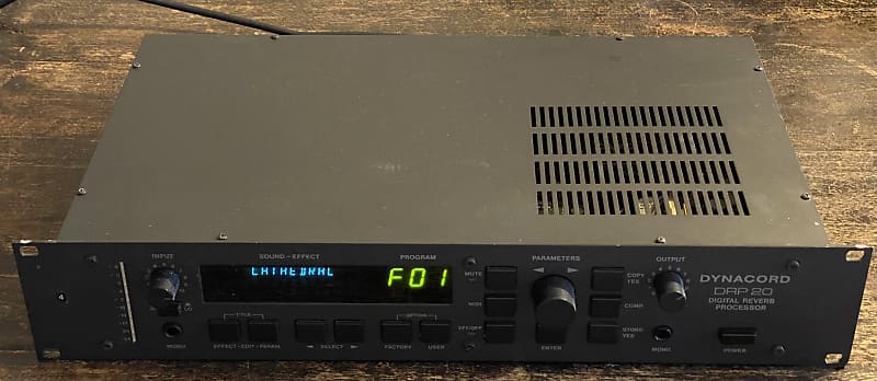 Dynacord DRP 20 Digital Reverb Processor black | Reverb UK