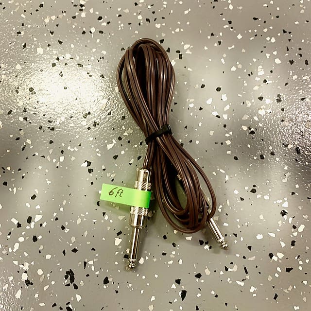 Custom Guitar Amp Speaker Cable made with NOS 70s cable on | Reverb