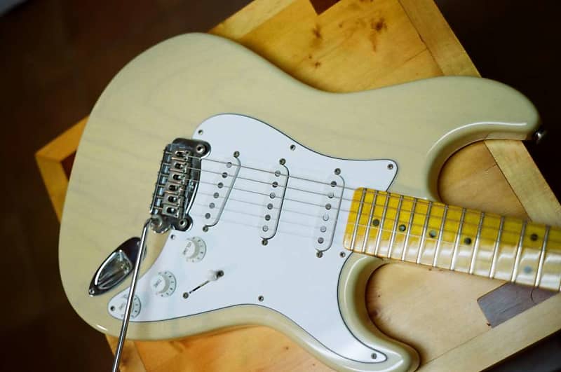 Great Sounding G&L Legacy in Trans Blonde W/Big Neck & Pickup | Reverb