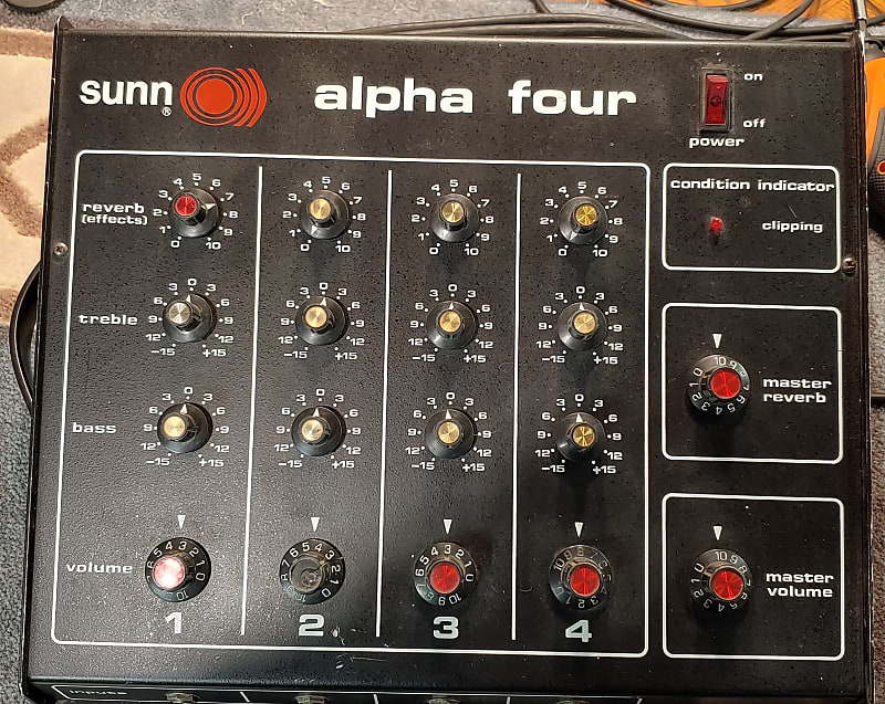 Sunn Alpha Four 70s | Reverb