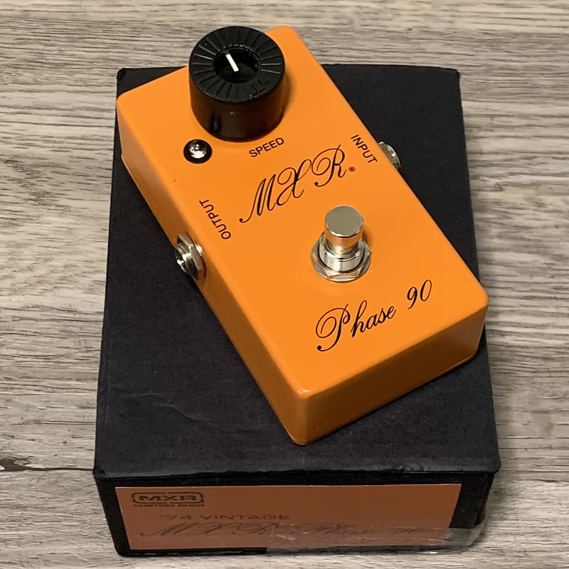 MXR '74 Vintage Script Phase 90 (9V + True Bypass Mods) | Reverb