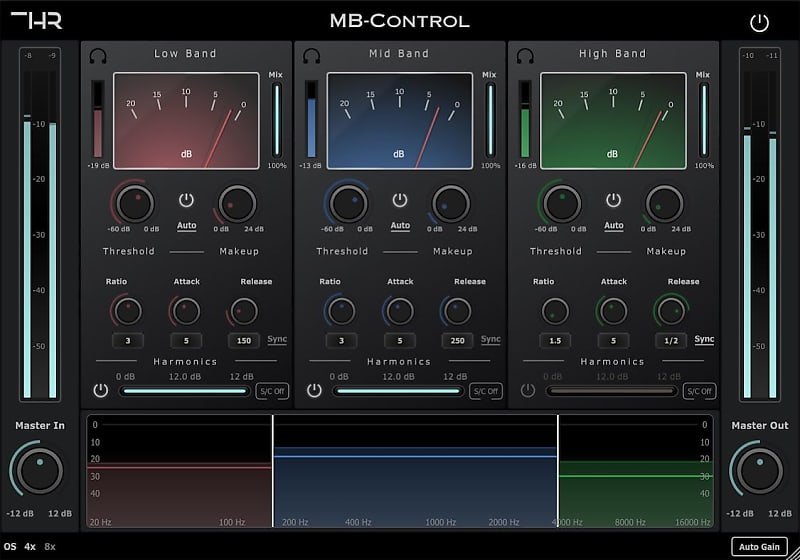 THR - MB-Control Intuitive 3-Band Multiband Compressor | Reverb