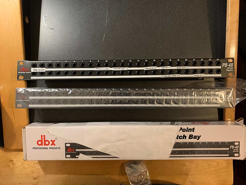 (2x) dbx PB48 48-Point TRS Patchbay | Reverb