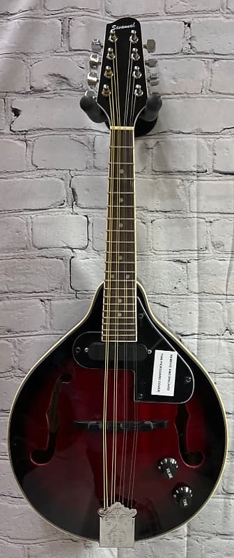 Savannah SA-115-E A Style Acoustic Electric Mandolin Mahogany | Reverb