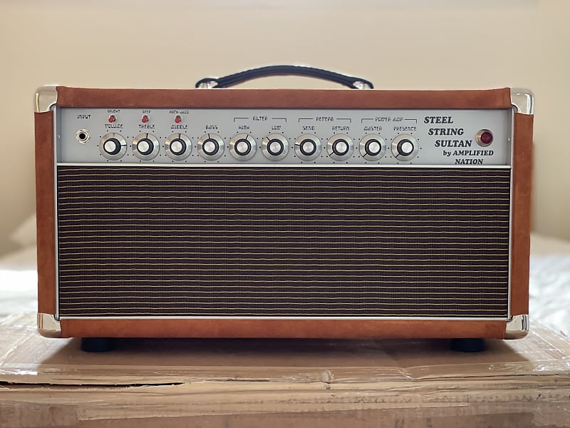 Amplified Nation 50w Steel String Sultan Head 2021 Golden | Reverb