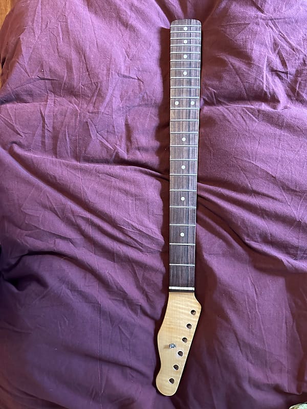 Guitar Mill tell neck with strat heel 2020 - shellac | Reverb