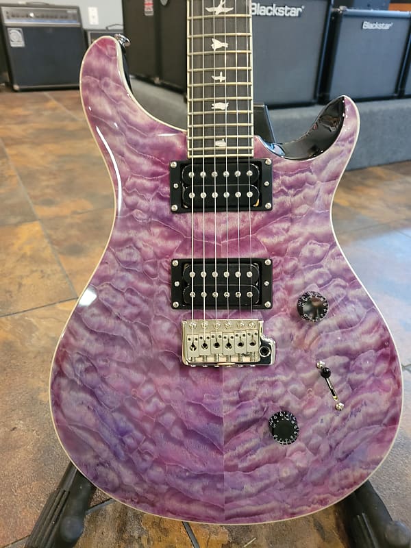 PRS Custom 24 SE Quilt Package 2023 - Violet | Reverb