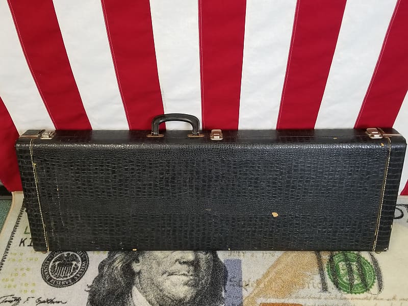 1960s Fender Selmer Export Stratocaster Case - Alligator | Reverb