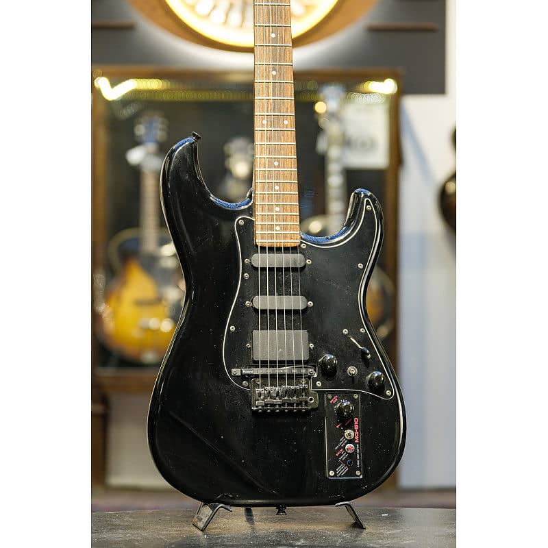 1990 Casio MG-510 Midi Guitar black | Reverb