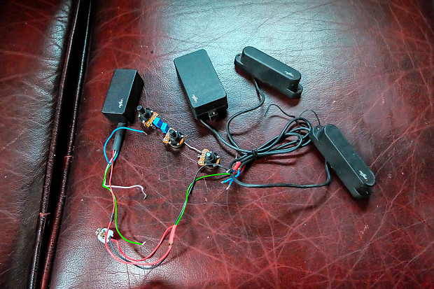 Reflex 'Red' HSS Pickup set Black | Reverb UK