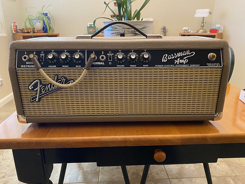 Fender AB 165 Bassman 2-Channel Amp 1968 Blackface | Reverb