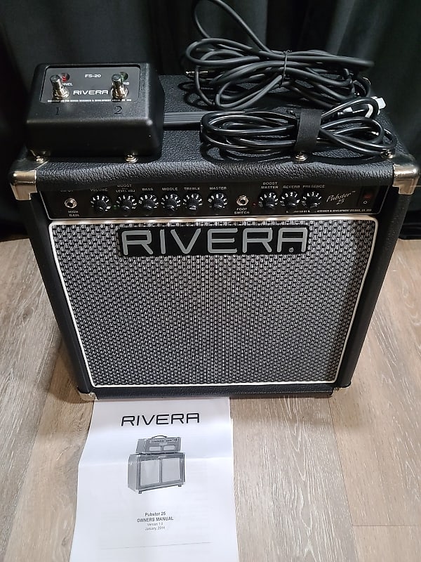Rivera Pubster 25 Black/Grey | Reverb