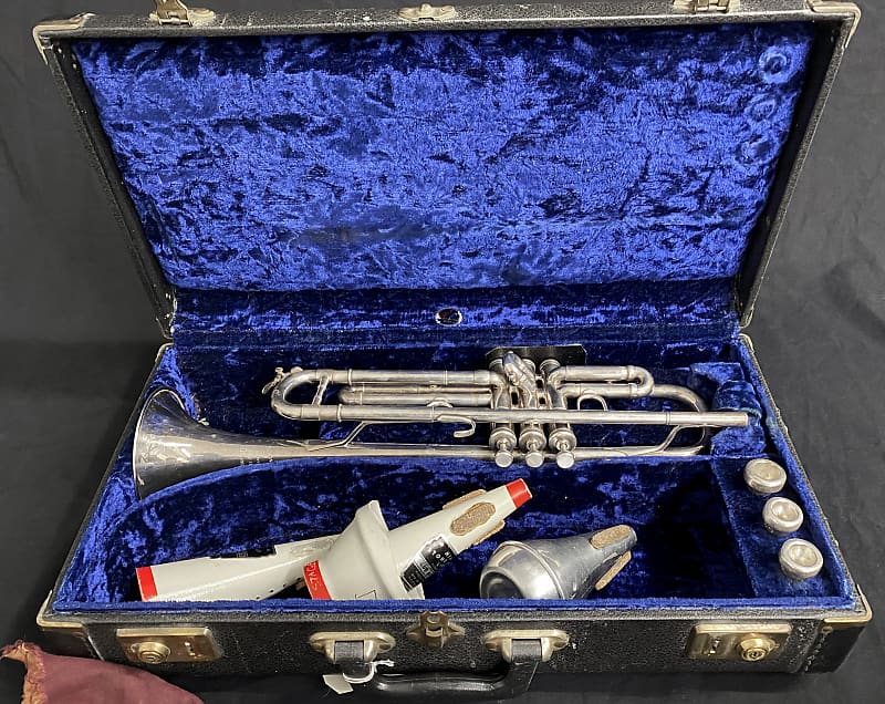 1973 Benge Silver Trumpet, Resno-Tempered Bell, LA-made with | Reverb