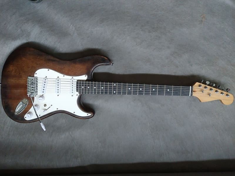 Stratocaster Copy in Natural Burst Finish | Reverb