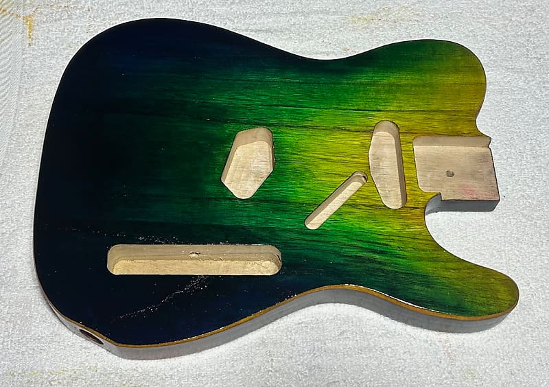 Dragon Fade Tele-style guitar body | Reverb