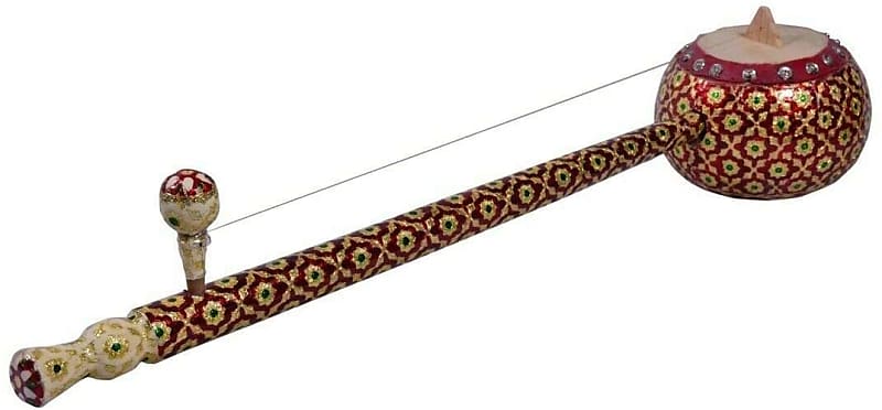 Naad Naad Iktara Tumbi Meenakari 20" Inch Handmade Indian | Reverb