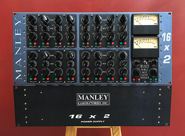Manley Labs 16x2 Mic Line 8+8X2 Mixer | Reverb