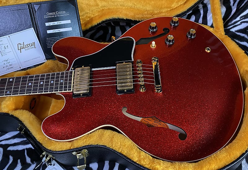 NEW! 2024 Gibson Custom Shop 1961 ES-335 Reissue - Red | Reverb