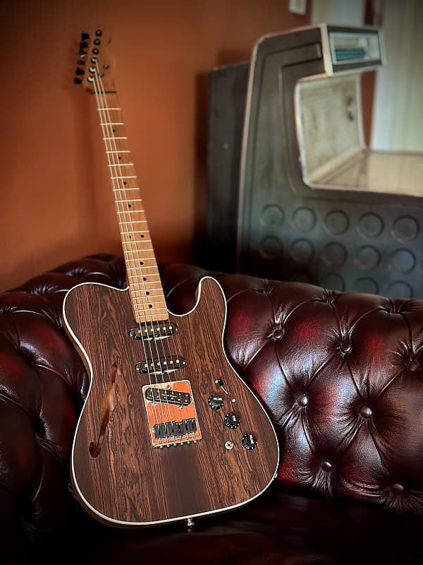 Telecaster Warmoth Masterbuilt Custom Made USA with pickup | Reverb