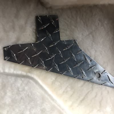 Real Metal Diamond Plate pickguard for Gibson Explorer | Reverb