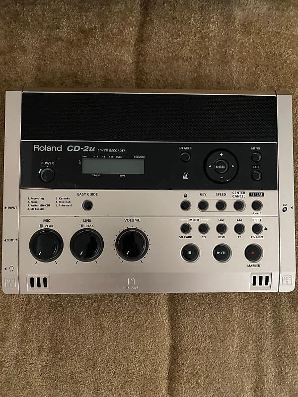 Roland CD-2u Digital recorder 2017 - Silver | Reverb