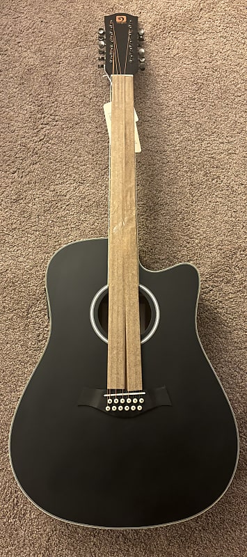 Vangoa VGE12-2 12 String Guitar, Acoustic Electric Cutaway | Reverb