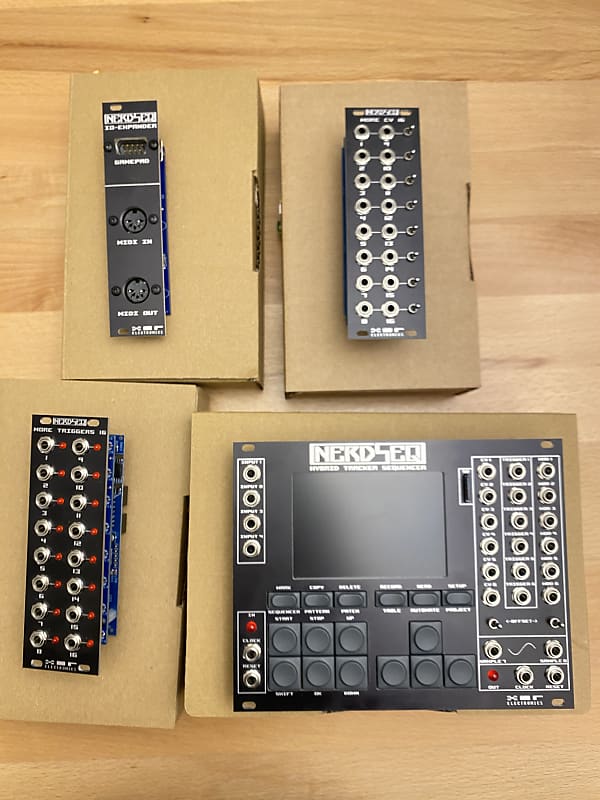 XOR Electronics Nerdseq Eurorack Sequencer with CV, Trigger & | Reverb