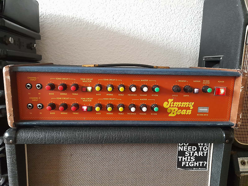ULTRA RARE Vintage 1975 Orange Jimmy Bean JB150 denim & | Reverb UK