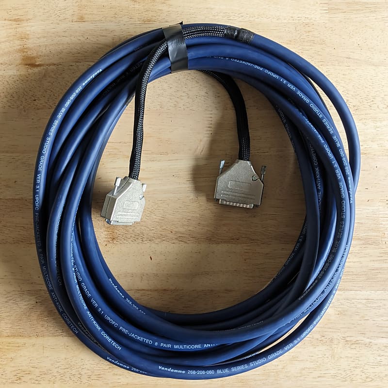 VDC Van Damme DB25-DB25 10m Blue Series 8-Way Studio Grade | Reverb