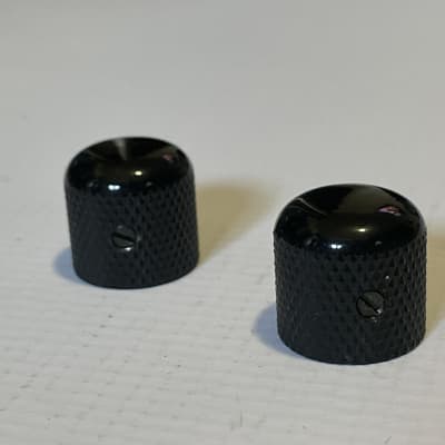 1990s Ibanez Cosmo Black Dome Knobs w/set screw MIJ | Reverb