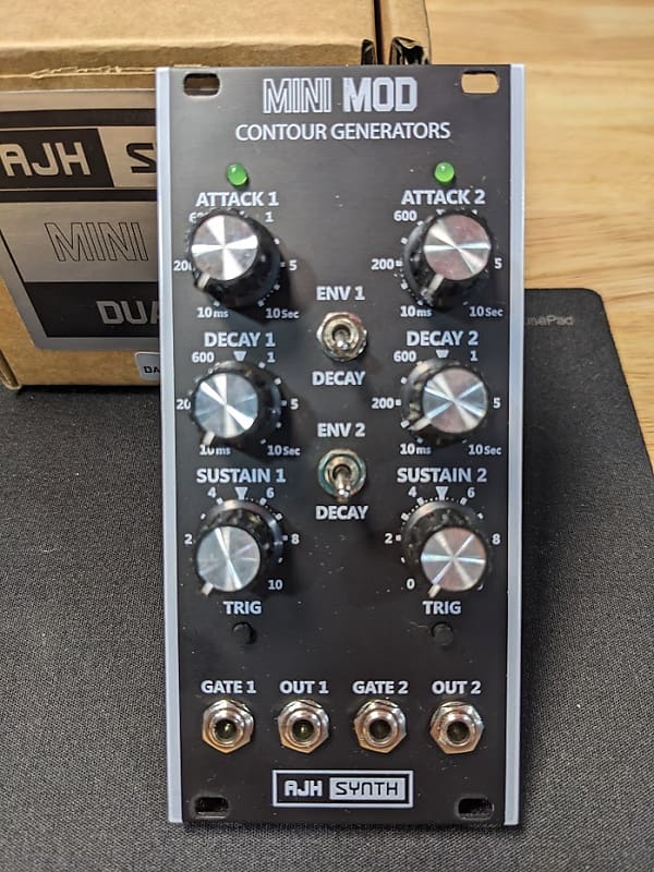 AJH Synth Mini Mod Contour Generators Dual Envelope Generator | Reverb