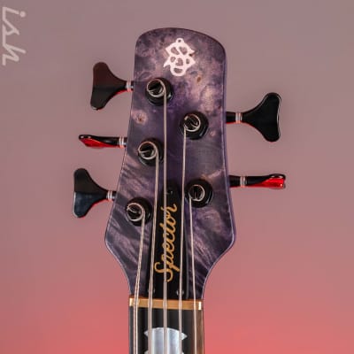 Spector USA NS-5XL 5-String Bass Purple Reverse Burst | Reverb