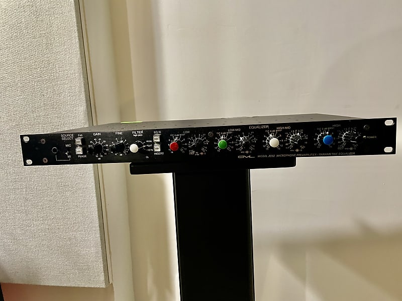 GML 2032 Preamp & EQ Channel Strip - Serviced by GML | Reverb
