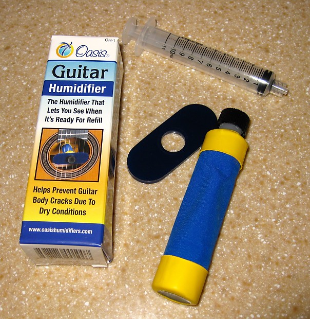 Oasis Guitar Humidifier, OH1 with Filling Syringe & Box | Reverb