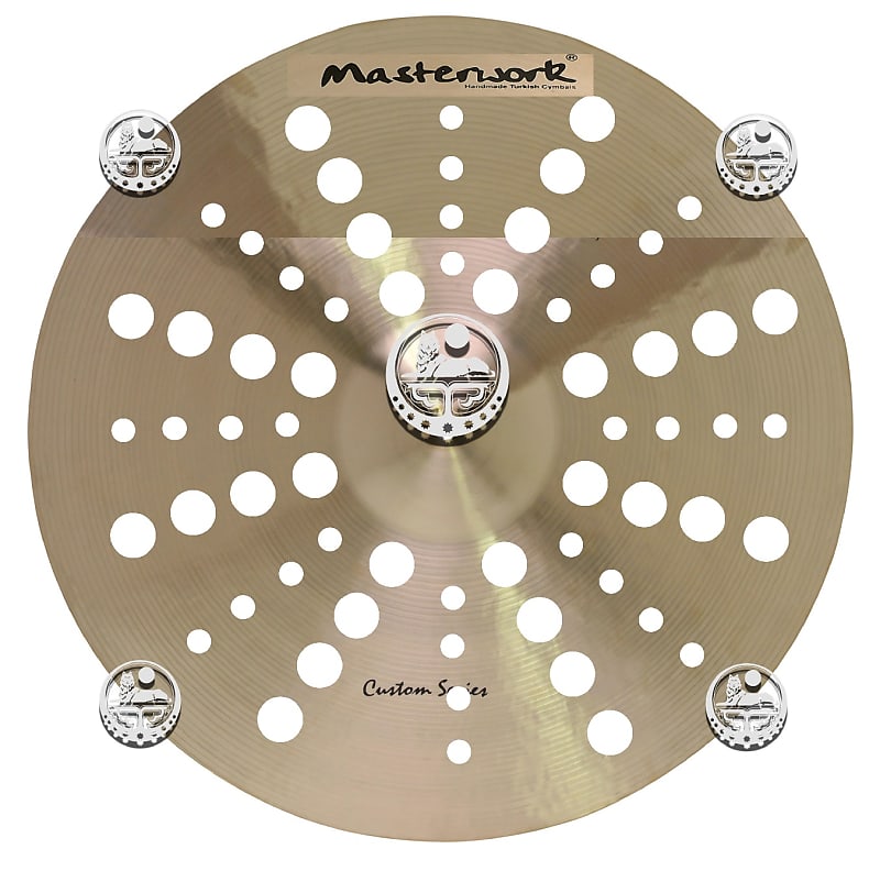 Masterwork Cymbals 17" Custom Fx Multi Hole Crash | Reverb