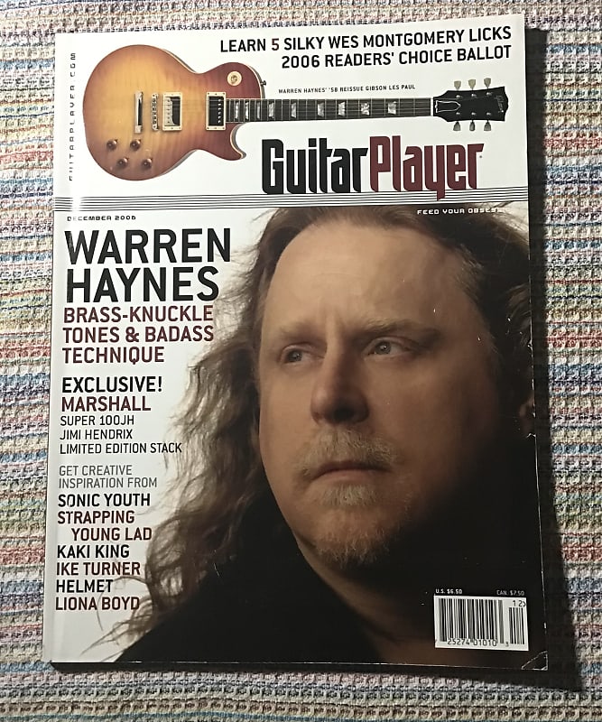 Guitar Player Magazine Back Issue December 2006 - Warren | Reverb