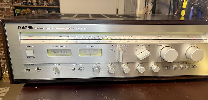 Vintage Yamaha CR-840 Silver READ! | Reverb