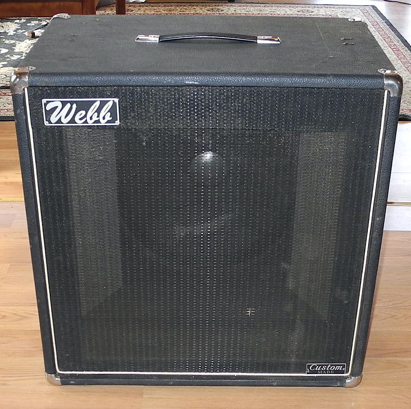 Vintage Webb Guitar Bass Steel Speaker Cabinet w/ Altec 418B | Reverb
