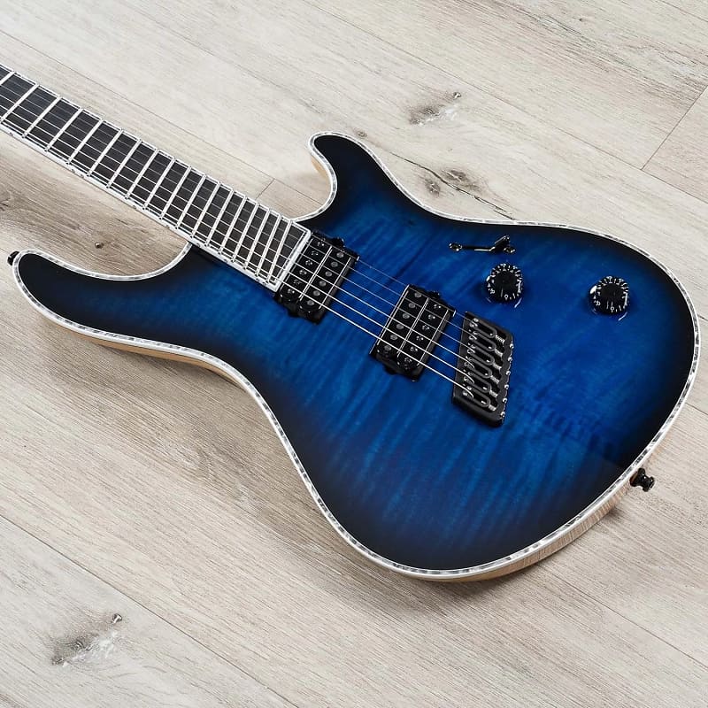 Mayones Regius VF BKP 6 Multi-Scale Guitar, Ebony Fretboard, | Reverb