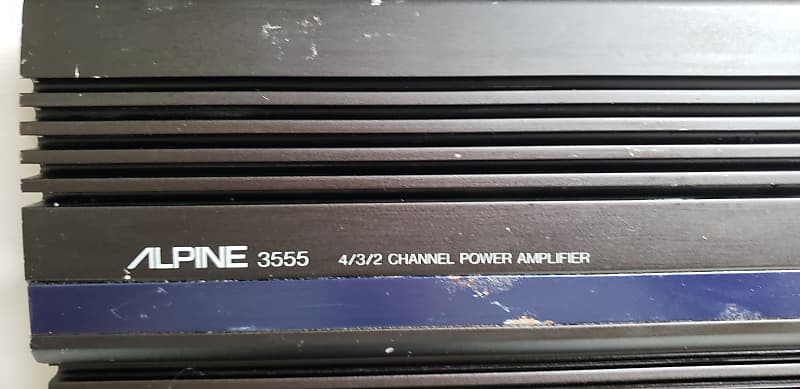 Alpine 3555 Power Amp , Black | Reverb