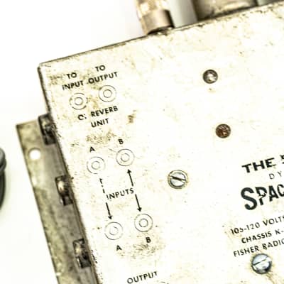 Vintage Fisher Spacexpander K-10 Tube Spring Reverb Unit | Reverb