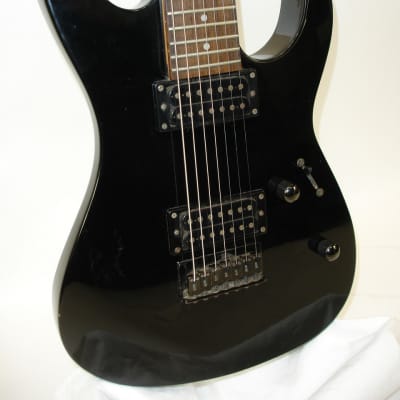 ESP LTD M-107 7-String Electric Guitar - Black | Reverb