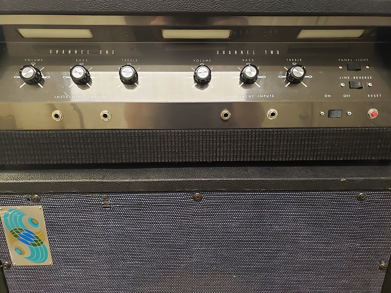 Valco/Airline GIM 9151A 1960's Guitar/Bass Amp Head 6L6 Tubes | Reverb