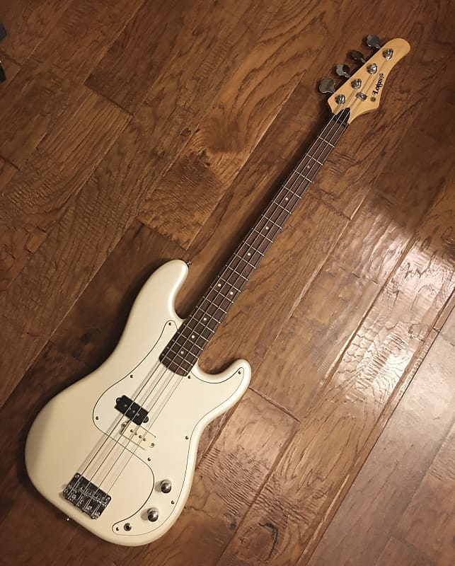 Vintage Lotus Precision P Bass 1990's Pearl White 4 Strings | Reverb