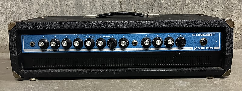 Kasino Concert Amp Head Blue Face | Reverb