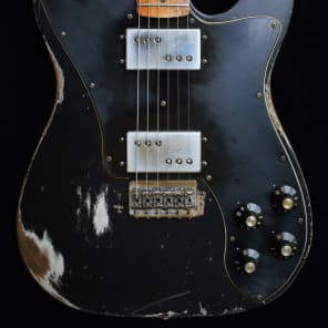 Heavy Relic Fender '72 Telecaster Custom! Black NYC Punk Tele | Reverb