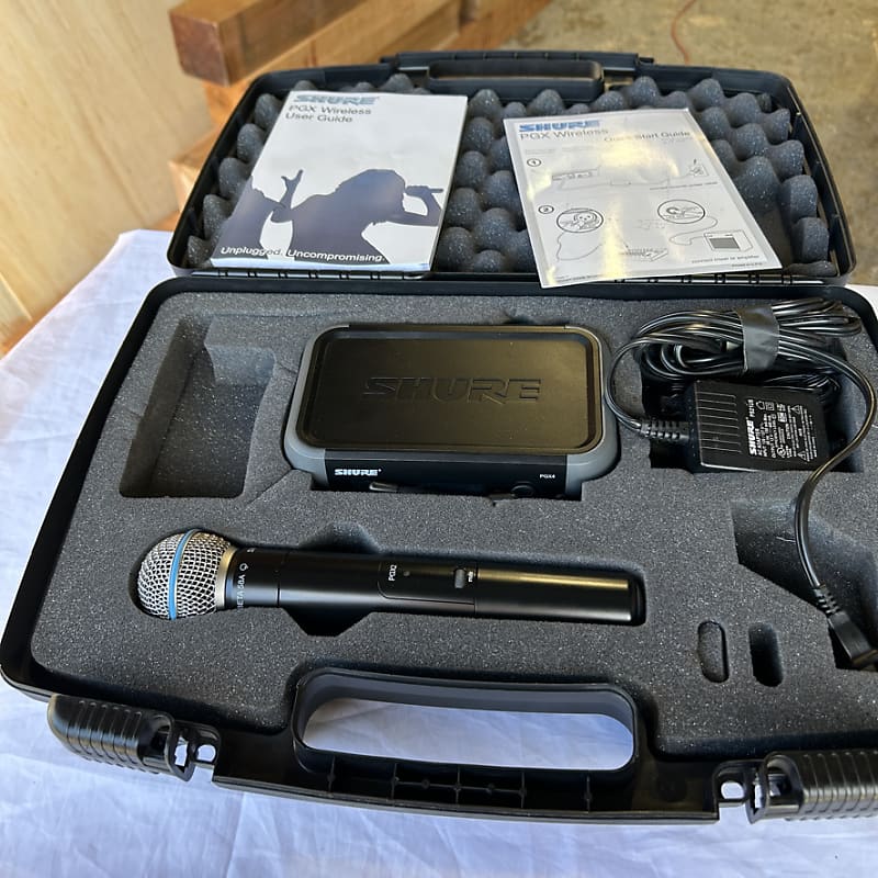 Shure PGX4 with PGX2 BETA sm58A 58a Dynamic Wireless | Reverb