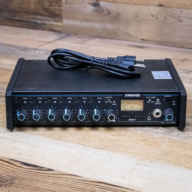 Shure M367 Portable AC/DC 6-Channel Mic Mixer | Reverb